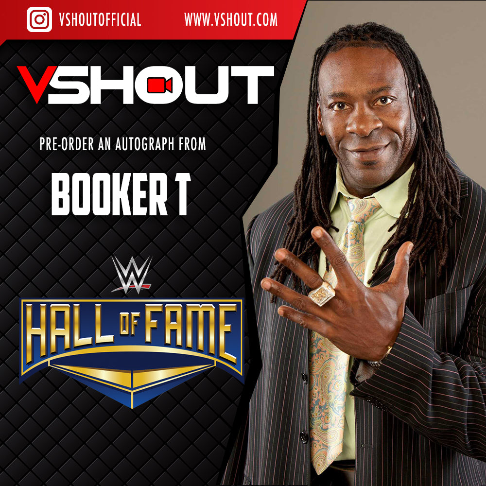CLOSED Booker T Official vShout! Autograph Pre-Order